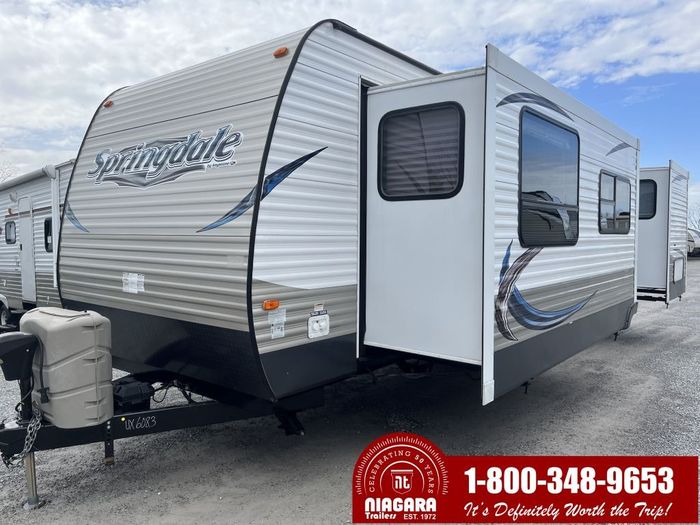 Keystone RV SPRINGDALE 299FKGL 2014 Used RV for Sale in St. Davids ...